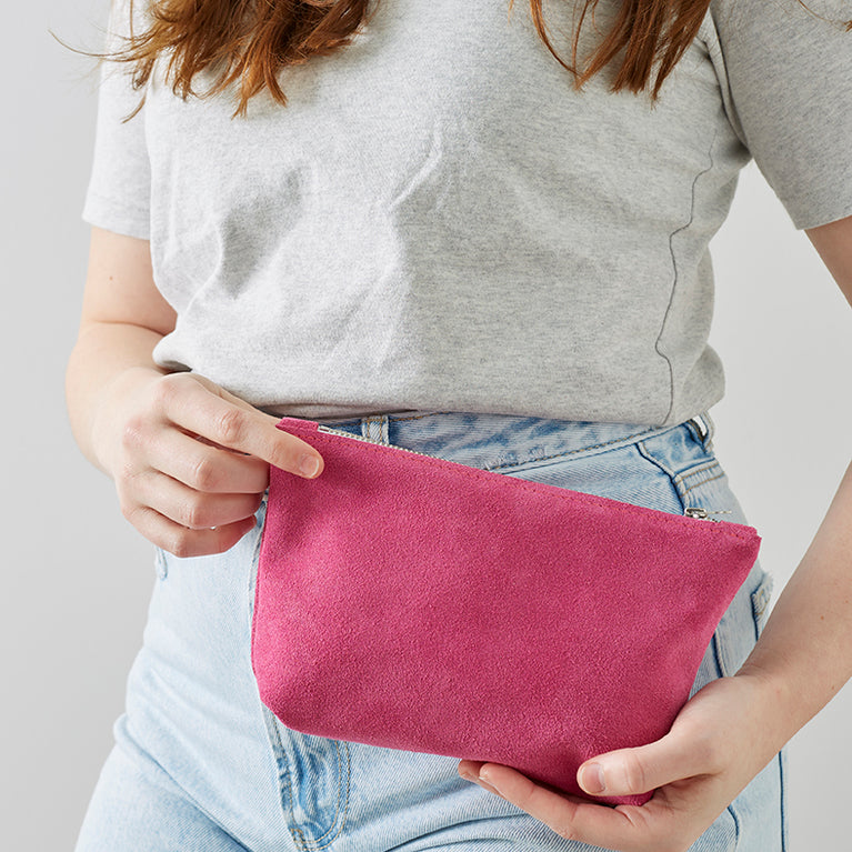 Suede Leather Pouches | RheAmore